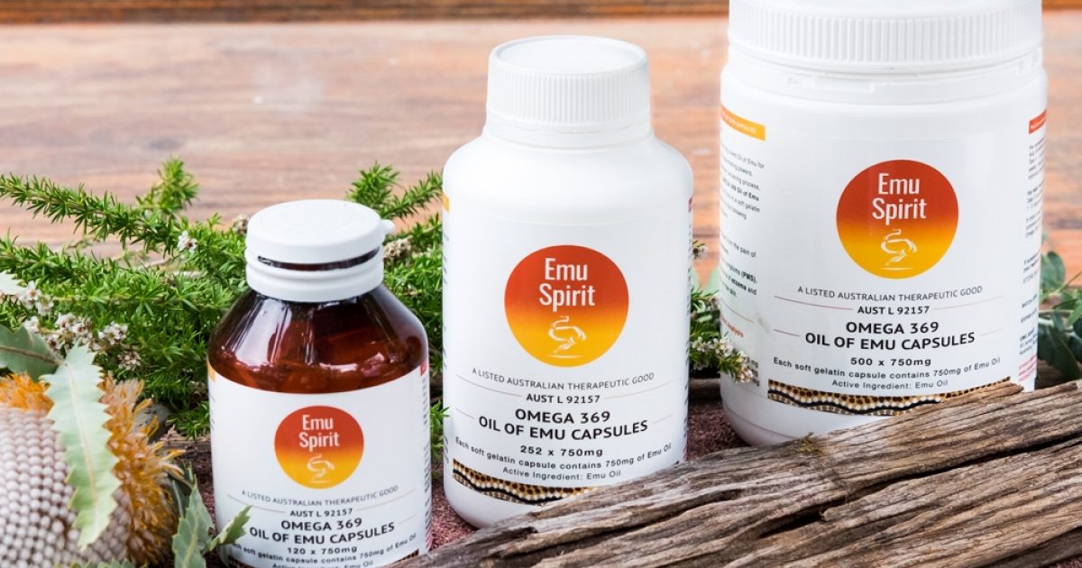 Emu Spirit Omega 369 Oil of Emu Capsules | Natures Works