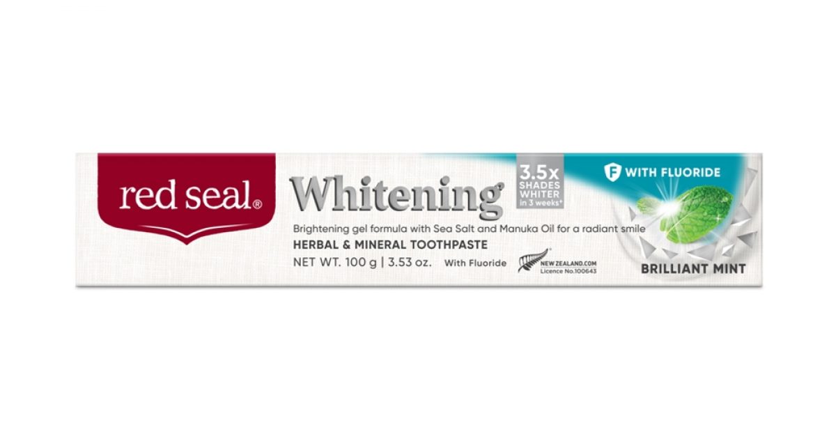 Red Seal Whitening Herbal & Mineral Toothpaste with… | Natures Works