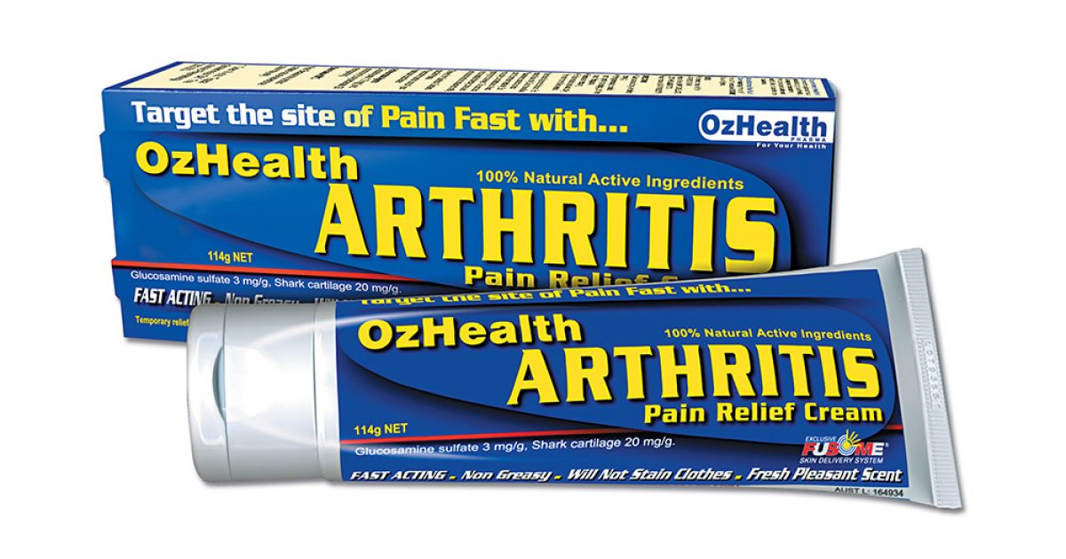 OzHealth Arthritis Pain Relief Cream | Natures Works