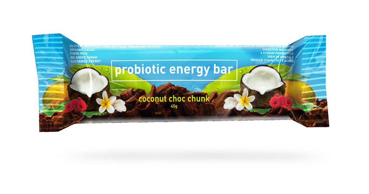 Nutra Organics Coco Biotics - Probiotic Energy Bar | Natures Works