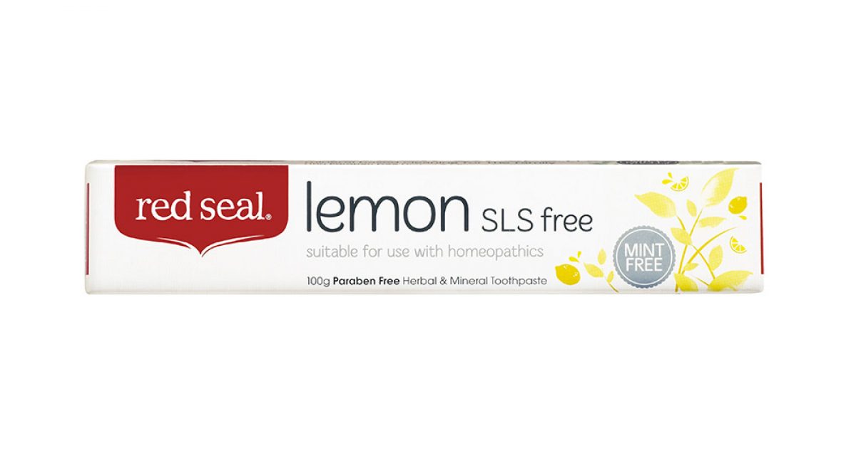 Red Seal Lemon Herbal & Mineral Toothpaste | Natures Works