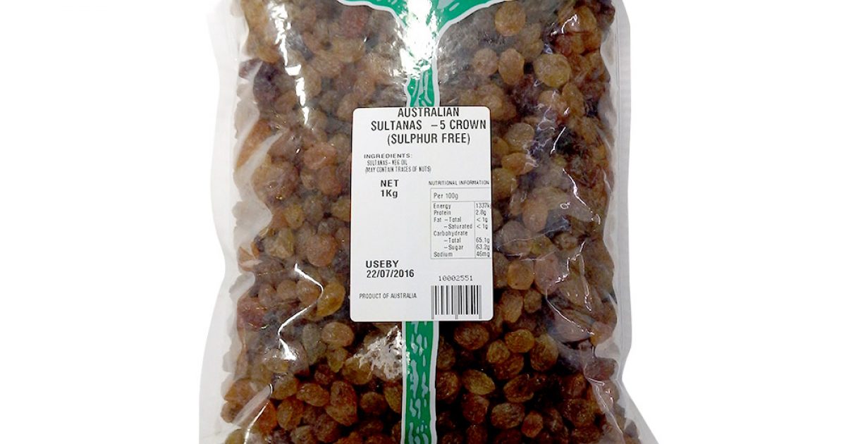 Natures Works Australian Sultanas - Crown | Natures Works